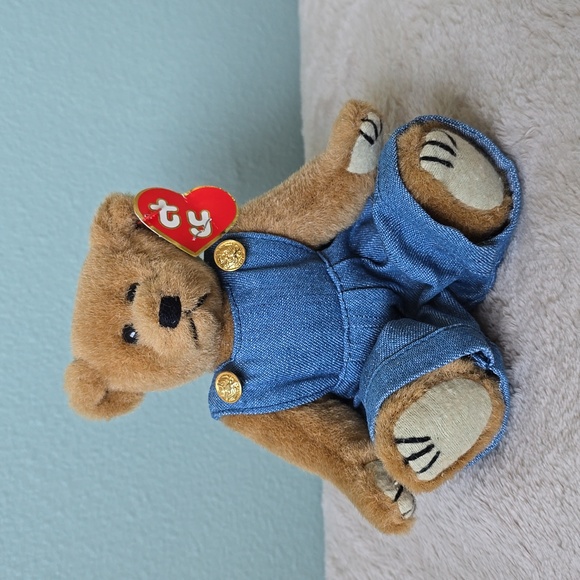 Ty | Toys | 992 Gilbert 1st Gen Tag Ty Attic Treasure Tan Teddy ...